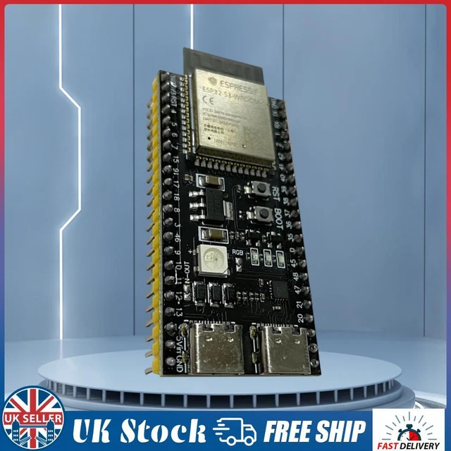 ESP32/ ESP32-S3/ESP32-C3 DEVELOPMENT Board CORE Dual Type-C ESP32-S3-DevKitC-1 £11.29 - PicClick UK