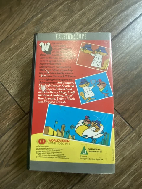 SECRET SQUIRREL HANNA Barbera Rare Vhs Video Tape 1985 Collectors Kids ...