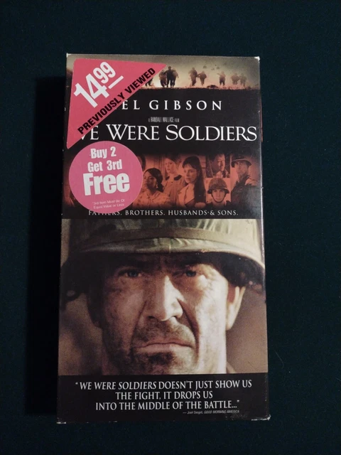 WE WERE SOLDIERS (VHS, 2002) Mel Gibson £4.53 - PicClick UK