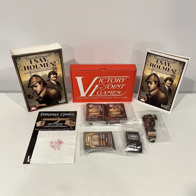I SAY HOLMES! The Case Solving Card Game Complete Set Alan Emrich 2Nd ...