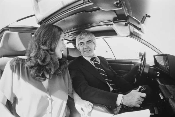 JOHN DELOREAN AND his wife Cristina Ferrare with the famous DeLore 1979 ...