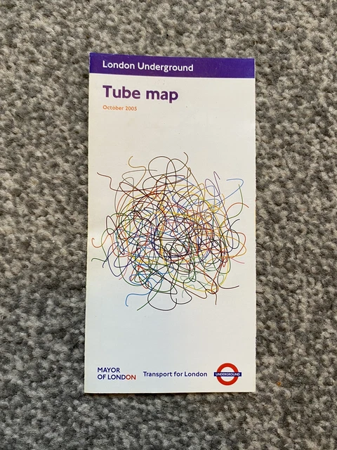 2005 TFL LONDON Underground Tube Map, Mayor of London, Transport for ...