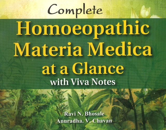 COMPLETE HOMOEOPATHIC MATERIA Medica at a Glance, $19.34 - PicClick