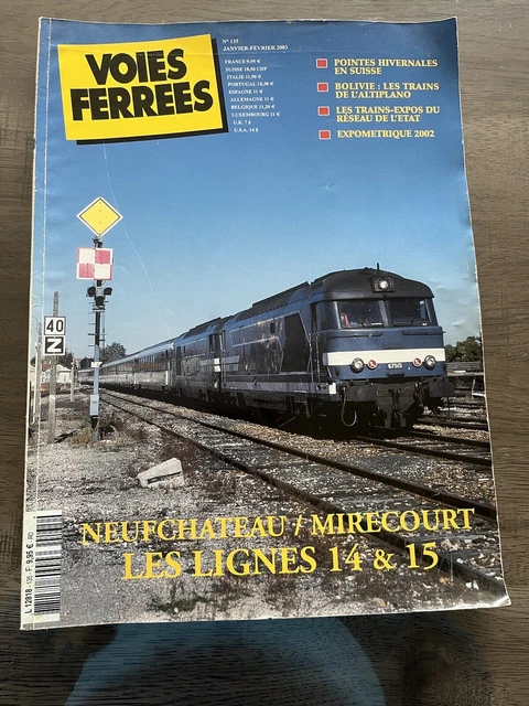 REVUE VOIES FERREES n°135 2003 Trains Modélisme Ferroviaire Rail SNCF Magazine EUR 4,00 ...
