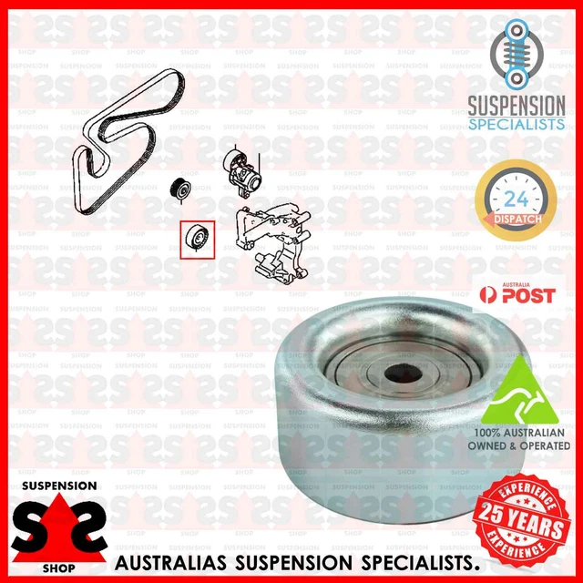 Deflection Guide Pulley V Ribbed Belt Suit Mitsubishi Pajero Sport 2 4