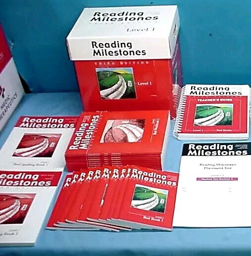 READING MILESTONES LEVEL 1 Workbook Student Spelling Home School ...