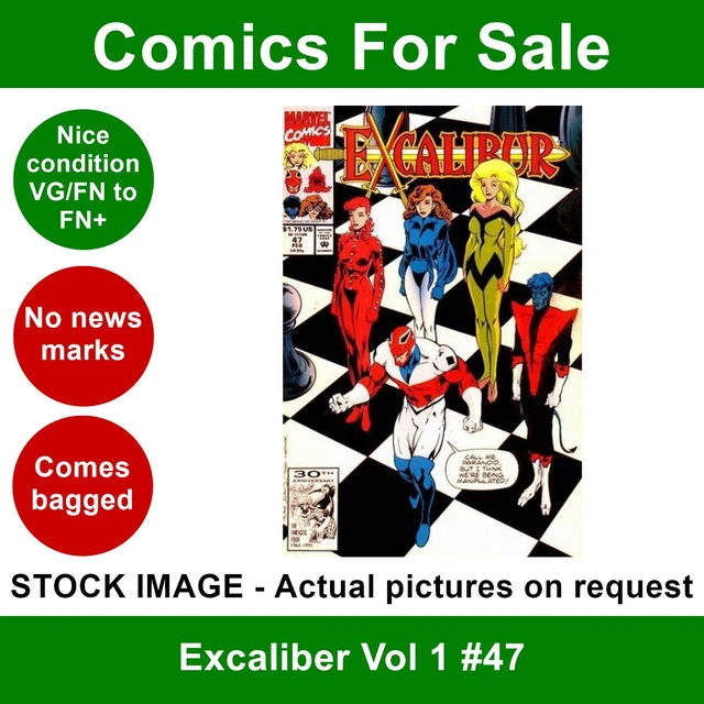 MARVEL EXCALIBER VOL 1 #47 comic VG/FN+ 01 February 1992 EUR 4,64 ...