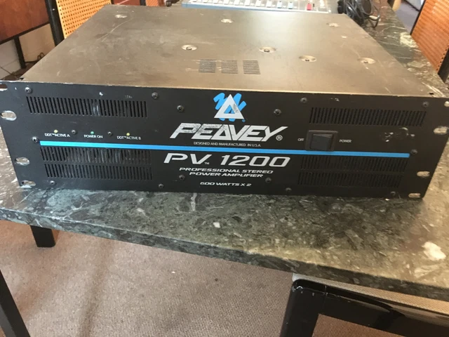 AMPLI DE PUISSANCE PEAVEY PV 1200 2 X 600W EUR 245,00 - PicClick FR