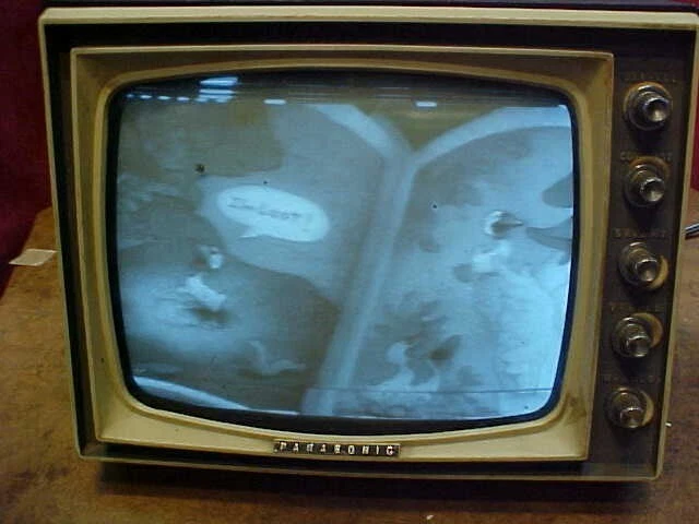 PANASONIC TRANSISTOR TV Model TR-901 early 1960s? B&W solid state ...