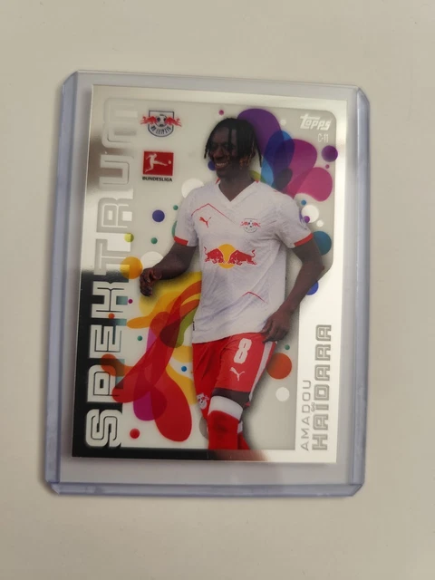 MATCH ATTAX BUNDESLIGA 25/26 Haidara Chrome Spektrum RB Leipzig C-11 ...