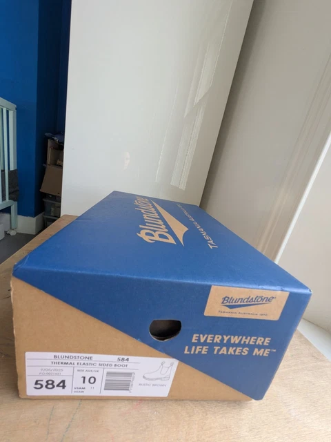 BLUNDSTONE 584 Men's Thermal Rust Brown Boots Size 10 UK £104.70 ...