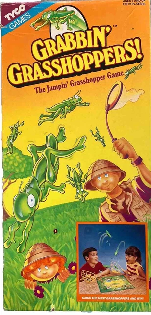 GRABBIN' GRASSHOPPERS! BOARD Game - TYCO GAMES, 1990 - AUSSIE STOCK ...