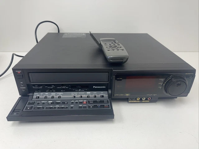 PANASONIC AG-1980P S-VHS SVHS Super VHS VCR Deck With Controller £665. ...