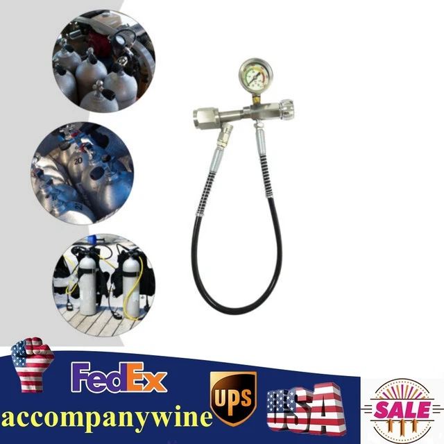 PCP SCBA REFILL Charging Connector Valve Oxygen Tank Air Filling ...