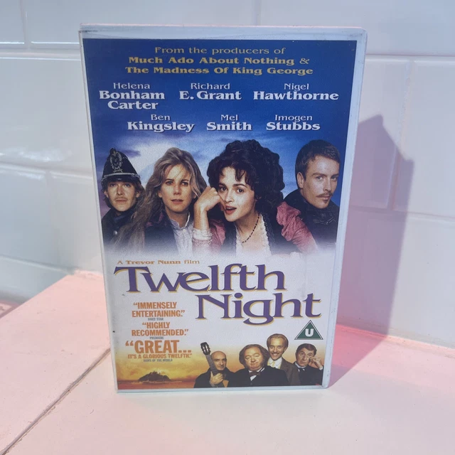 TWELFTH NIGHT VHS Big Box Ex Rental Video Tape £4.88 - PicClick UK