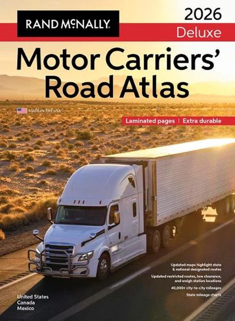 2026 RAND MCNALLY Deluxe Motor Carriers Road Atlas: Dmcr by Rand ...