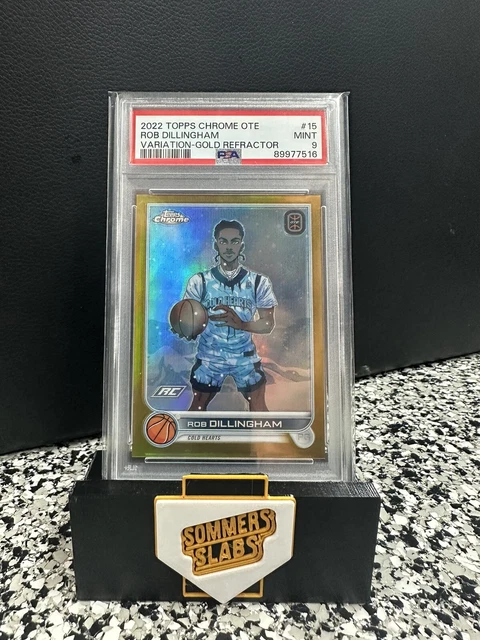 2022-23 TOPPS CHROME OTE variante Rob Dillingham réfracteur or RC SP/50 ...