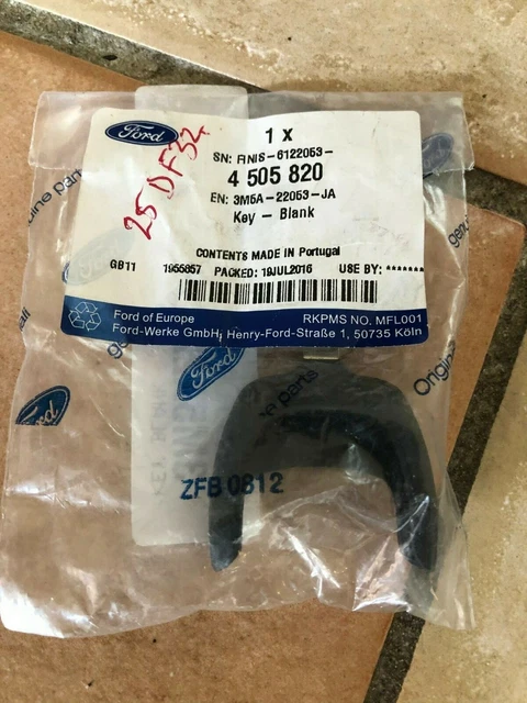 FORD FG FG2 FGX Falcon XT or XL LS LT LV Focus MA MB MC Mondeo Key ...