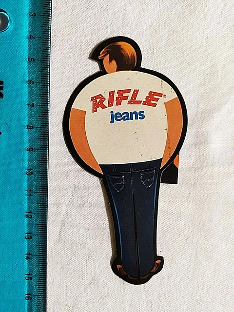 VINTAGE 80'S OLD Sticker 56 Rifle Jeans And Jachet Sticker Sticker ...