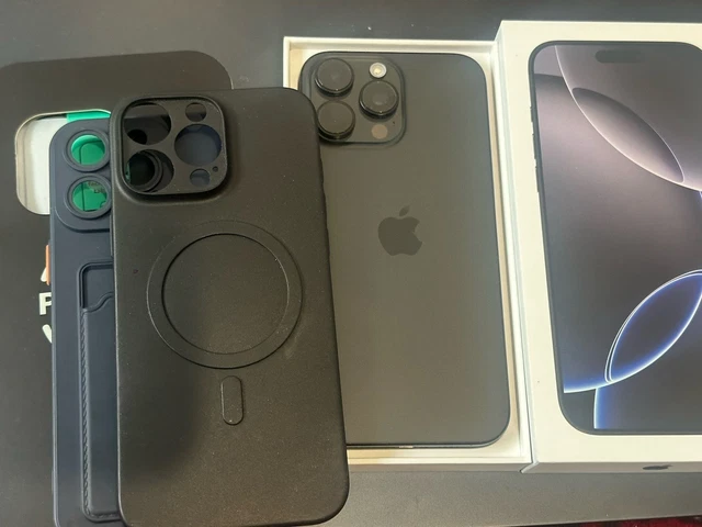 APPLE IPHONE 16 Pro Max 256GB Unlocked Black Titanium £700.28 - PicClick UK