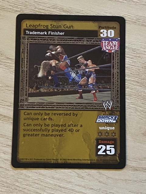 LEAPFROG STUN GUN - Team Angle - WWF/WWE Raw Deal - Insurrextion ...