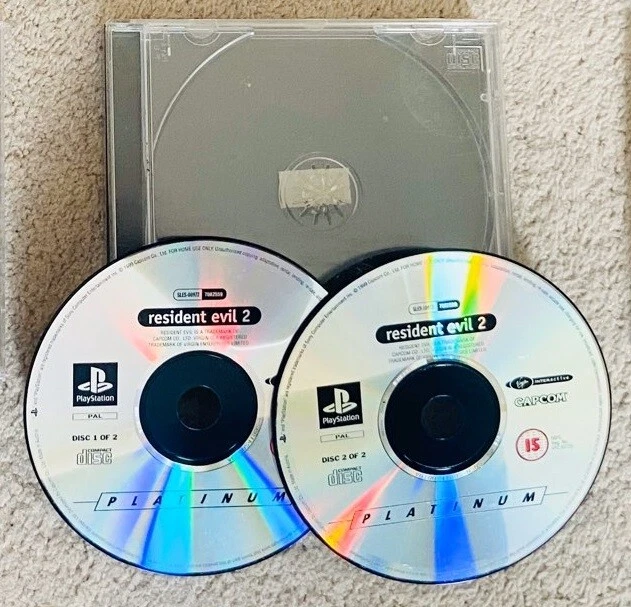 RESIDENT EVIL 2 - Sony PS1 PlayStation 1 Retro Action Shooter Video ...