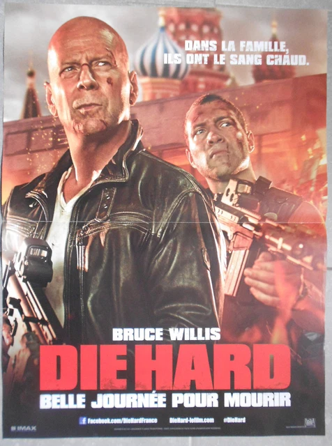 AFFICHE DIE HARD : BELLE JOURNEE POUR MOURIR Jai Courtney BRUCE WILLIS ...