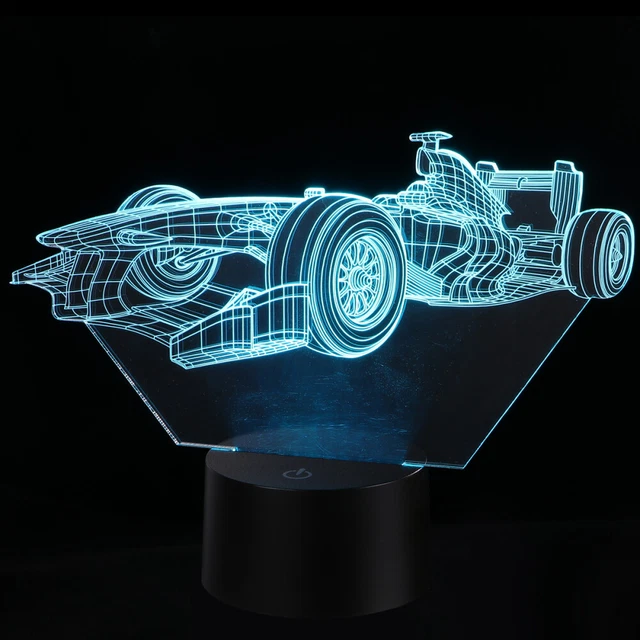 3D DESK LAMP 3D Lamp Illusion Light Lamp Acrylic Night Light £19.69 ...