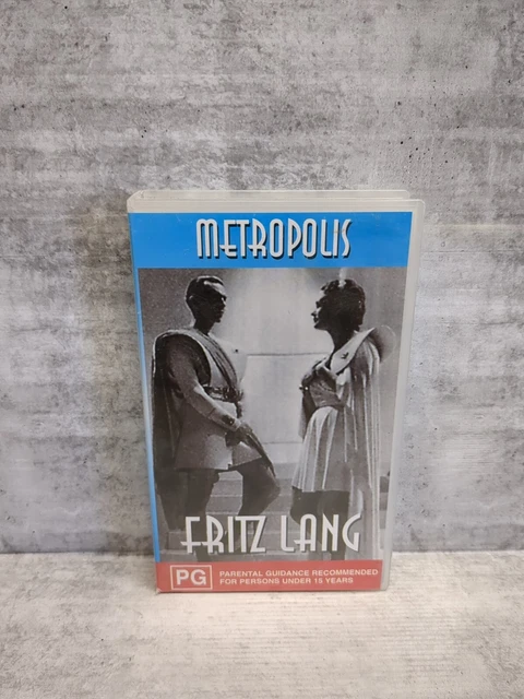 FRITZ LANG- METROPOLIS VHS Movie Video Cassette Tape $19.90 - PicClick AU