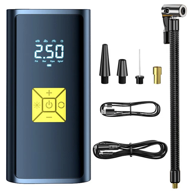 PORTABLE CAR AIR Compressor 150 PSI Smart Digital Inflatable Pump with ...