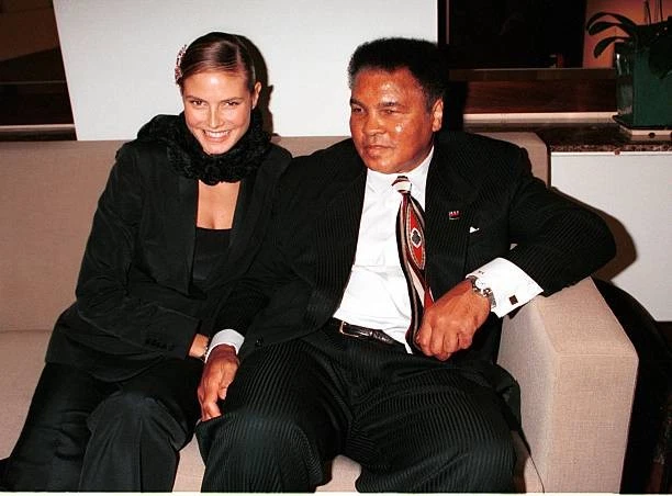 HEIDI KLUM AND Muhammad Ali 1990s Historic Old Photo $10.00 - PicClick AU
