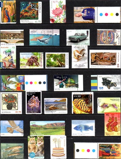 AUSTRALIAN STAMPS NEW $1.70 Stamps Plus $1.50- S/A H/V Current 2025 ...