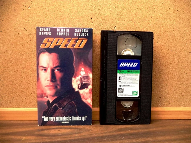 SPEED (VHS 1994) Keanu Reeves, Sandra Bullock, Dennis Hopper £8.52 - PicClick UK