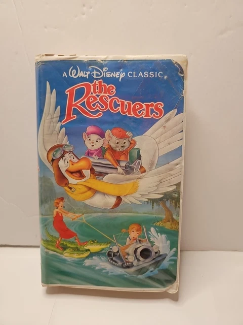 THE RESCUERS VHS Video Tape Walt Disney Classic Cartoon Movie 76 Min £3 ...