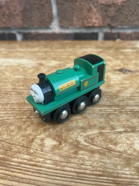 THOMAS THE TANK Engine & Friends Wooden Railway Train - PETER SAM ...