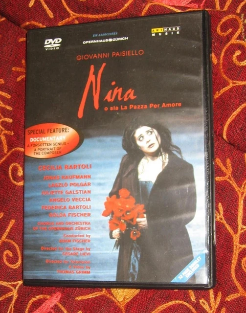 NINA (DVD) PAISIELLO, Giovanni - Cecilia Bartoli Thomas Grimm Opera £65 ...