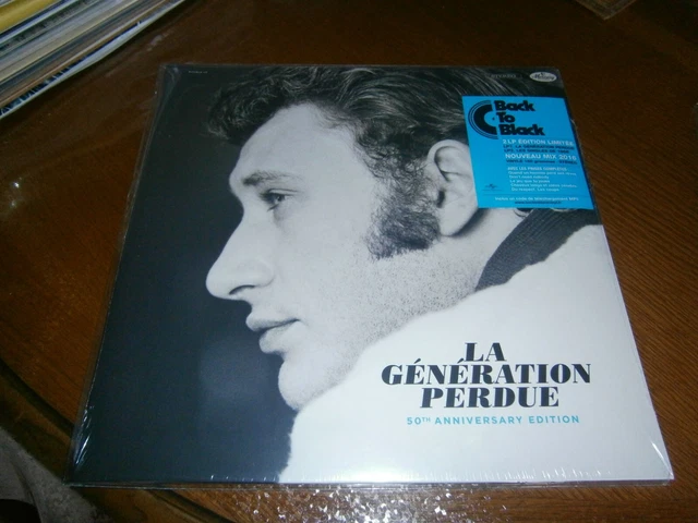 RARE 2 VINYLES La Generation Perdue Johnny Hallyday Mix 2016 Neuf Sous ...