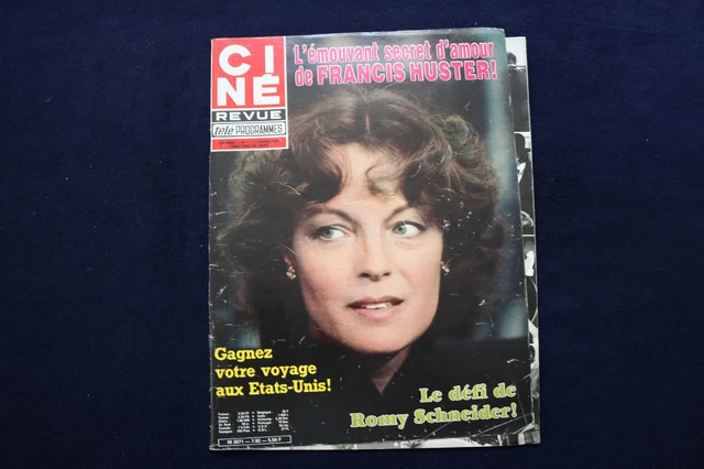 1982 FEBRUARY 11 Cine Revue Magazine - Romy Schneider Cover - E 22095 £ ...