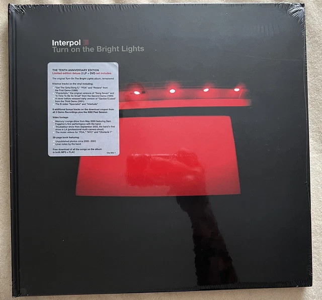 SEALED INTERPOL - Turn On The Bright Lights - Ltd 10th Anniversary 2 X ...