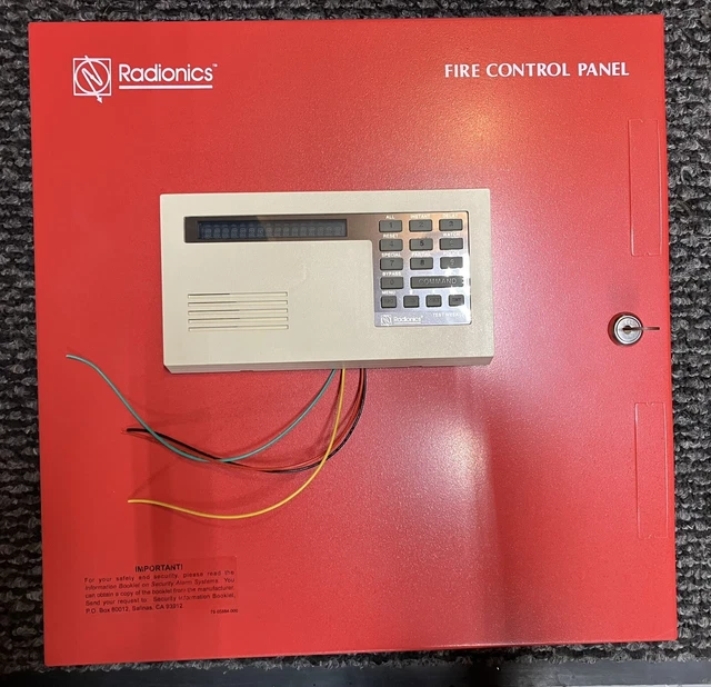 RADIONICS D9412 FIRE Control Panel Keypad Digital Alarm Communicator ...