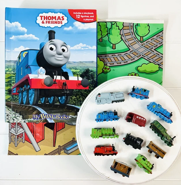 THOMAS & FRIENDS ~ My Busy Books Complete Activity Set Storybook 12 ...