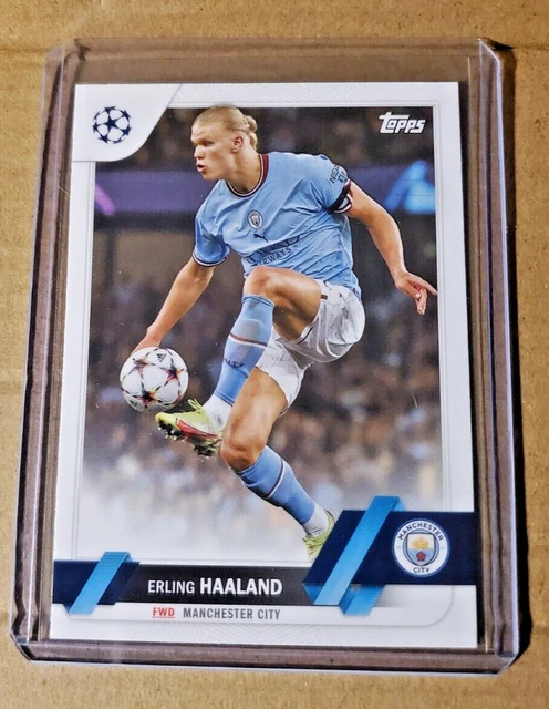 2022-23 TOPPS UEFA Club Competitions #99 Erling Haaland Manchester City ... 2022-23 TOPPS UEFA Club Competitions #99 Erling Haaland Manchester City ...
