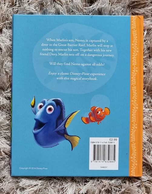 KIDS BOOK, DISNEY Pixar~ Finding Nemo Book, The Original Magical Story ...