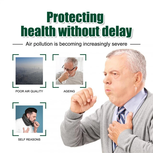 NEW HERBAL SPRAY Cleansing Lung For Relief Of Sore Throat Runny Nose ...