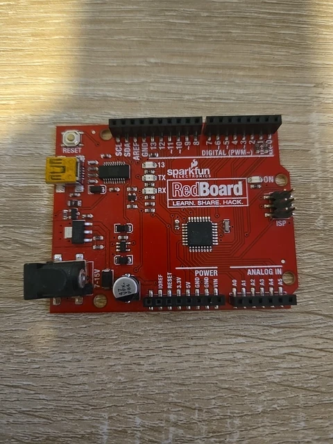 SPARKFUN REDBOARD QWIIC ATMega328P Arduino Board w/ CH340C Serial-USB ...