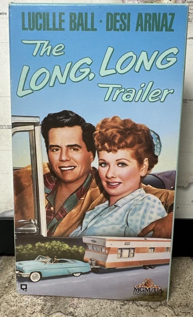THE LONG LONG TRAILER VHS Lucille Ball Desi Arnaz 1954 MGM/UA Home ...
