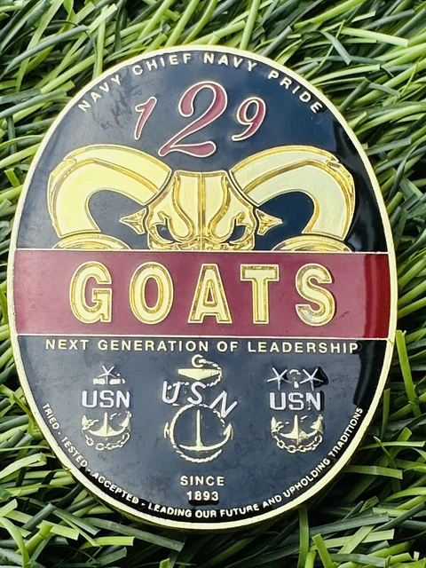 US NAVY CHIEF Petty Officer Challenge Coin CPO MESS Chief Season FY 23 ...