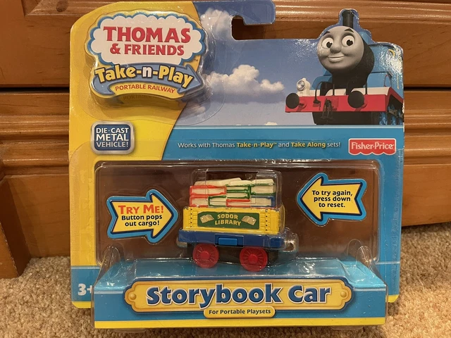 THOMAS & FRIENDS Take-n-Play Sodor Library Storybook Car R9616 PRE ...