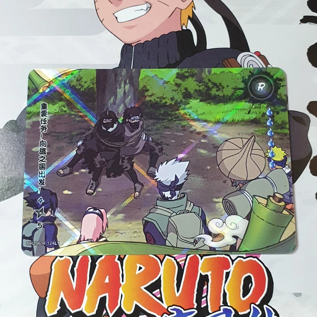 CARTE NARUTO KAYOU R-124 Naruto Sasuke Sakura Kakashi Et Tazuna EUR 1 ...