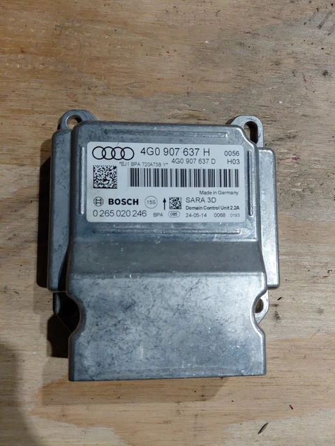AUDI A6 C7 ESP Yaw Rate Module Control Unit Sensor ECU 4G0907637H £20. ...